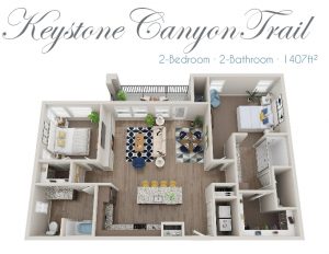 Keystone Trailhead Village Apartments – Reno NV – 2×2 – 1407sqft ...